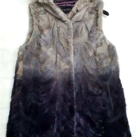 데미안 밍크 퍼 롱조끼 헬로마켓