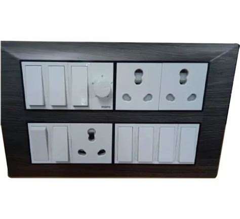 Pvc Modular Switch Board Finishing Type Matte Finish At Rs 550 Piece