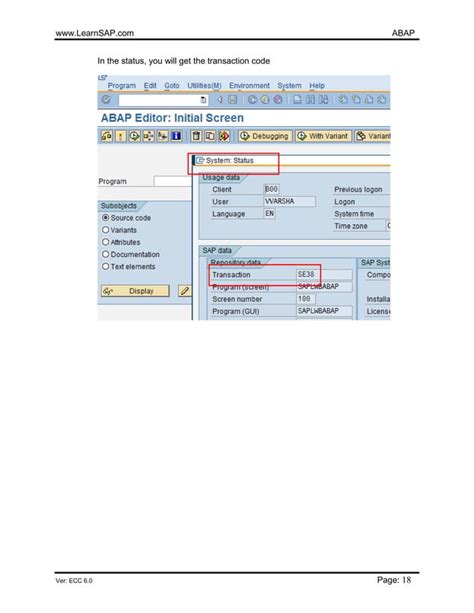 Abap Sample Code Pdf