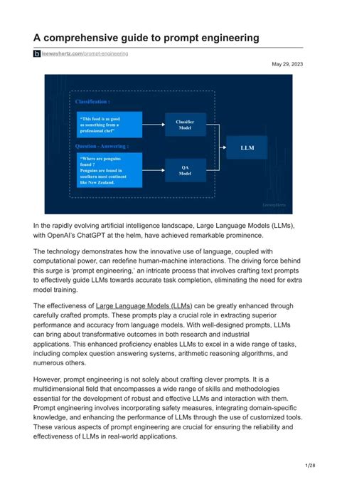 ppt a comprehensive guide to prompt engineering powerpoint