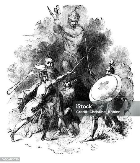 중세 전투의 기사들 5명에 대한 스톡 벡터 아트 및 기타 이미지 5명 The Crusades 갑옷 Istock