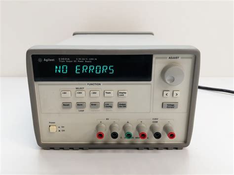 Keysight E3631a 80 W Triple Output Power Supply 6v 5a And Or 25v 1a 80w Global Test Equipment