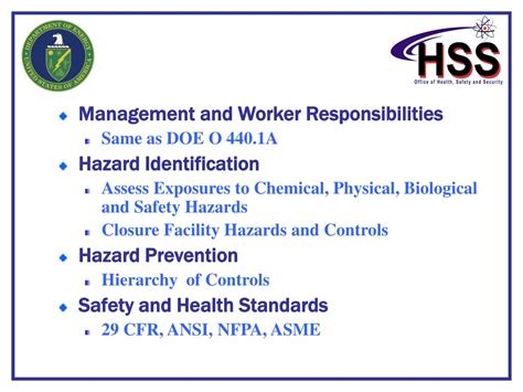 Ppt 10 Cfr 851 Worker Safety And Health Program Overview Powerpoint