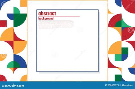 Abstract Geometric Background By Using An Arrangement Of 4 Solid