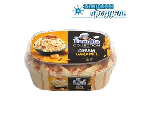 Сладолед Фамилия Колекция 900мл Йогурт и плодов сироп