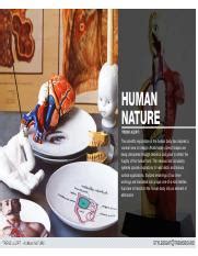 Human Nature Pdf The Scientific Exploration Of The Human Body Has Inspired A Visceral View On