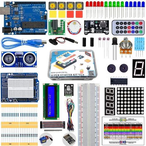 sunrobotics mind quad uno r3 super starter kit v2 0 for beginners with