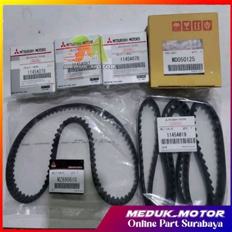 Timing Belt Set Tensioner Mitsubishi Pajero Sport Triton 2 5cc Original