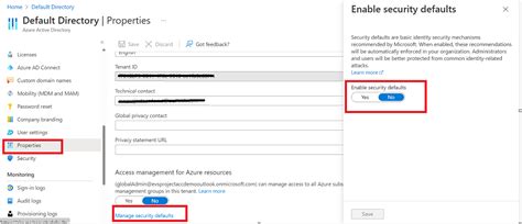 Disabling Security Defaults On Aad Using Powershell Microsoft Qanda