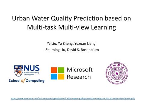 ppt urban water quality prediction using multi view learning