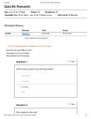 Quiz 6 Romantic Music Appreciation Pdf 6 27 2020 Quiz 6 Romantic