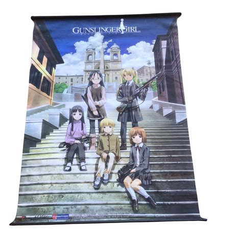 Gunslinger Girl Anime Fabric Wall Scroll Poster 114 X 85 Cm Gunslinger