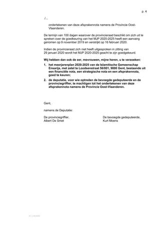 Opnieuw Geld Naar Bosnische Moskee In Gent PDF
