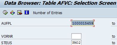 Solved SAP PM Table For Control Key From WO SAP Community