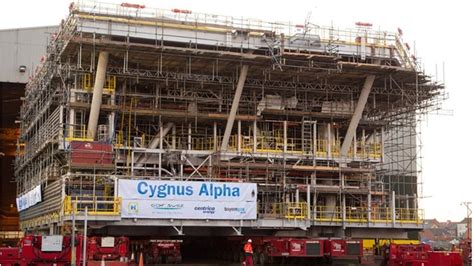Cygnus Alpha Topsides Nearing Completion Swzmaritime