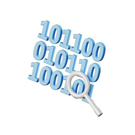 Premium Photo 3d Binary Code Illustration
