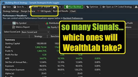 Wealthlab Key Concepts Transaction Weight Youtube