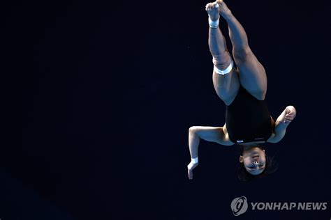 아쉬운 2차 시기 실수김수지 세계선수권 여자 다이빙 1m 8위 韓聯社