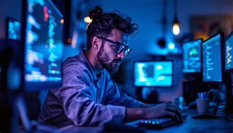 Free Focused Software Developer Photo Technology Developer