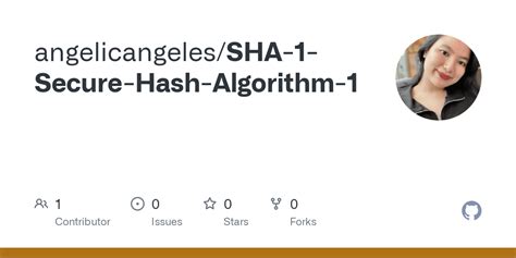Github Angelicangelessha 1 Secure Hash Algorithm 1