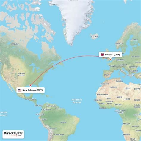 Direct Flights From New Orleans To London Msy Lhr