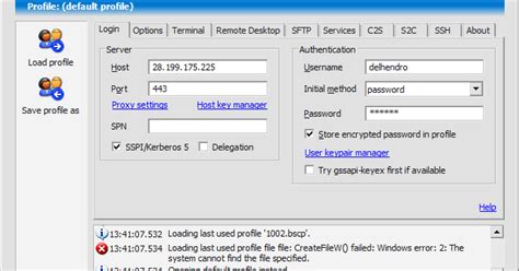 Cara Setting Bitvise Sampai Connect