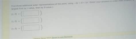 Solved Plot The Point Given In Polar Coordinates 4 3 Pi Chegg