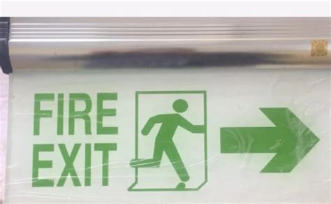 Emergency Exit Light For Washroom Mall Hotel Hospital Feature Stable Performance Low