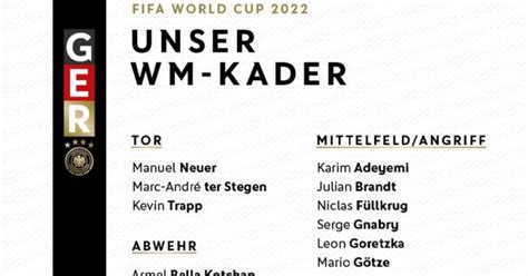 훔멜스 로이스 제외 괴체 무코코 포함 獨 대표팀 2022 카타르 월드컵 26인 최종명단 발표 [공식발표]