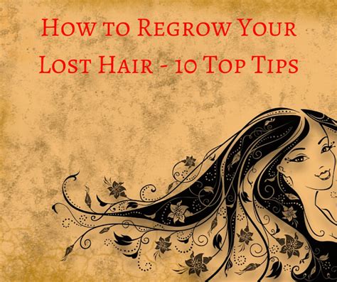 10 Best Tips To Regrow Your Lost Hair Naturally Gowomaniya
