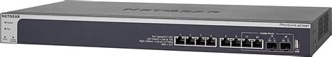 NETGEAR ProSafe Plus Port Gigabit Ethernet Switch With X SFP Plus Combo Port XS T