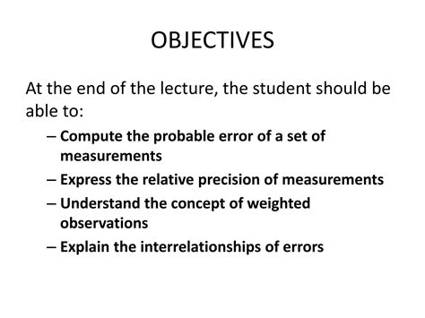 SOLUTION: Lesson 5 probable errors - Studypool