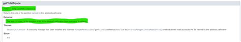 Java Filecreatetempfiletitle Extgettotalspace Returns A Wrong