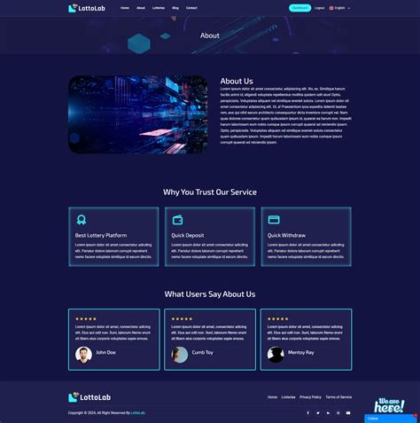 Lottolab Live Lottery Platform By Viserlab Codecanyon
