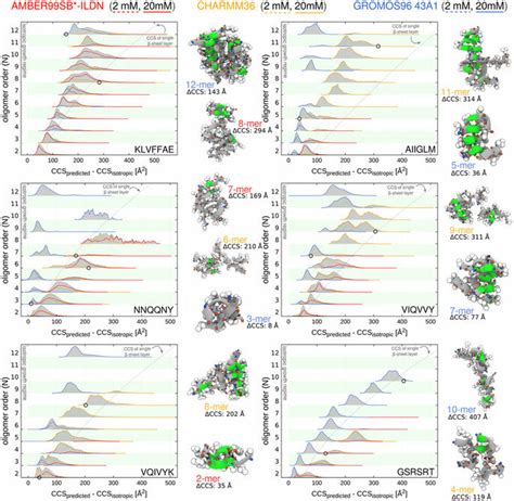 Collision Cross Section Analysis Of Aggregate Structure Ensembles Download Scientific Diagram