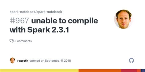 Unable To Compile With Spark 231 · Issue 967 · Spark Notebookspark Notebook · Github