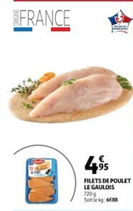 Promo Filets De Poulet Le Gaulois Chez Auchan ICatalogue Fr