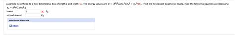Solved A Particle Is Confined To A Two Dimensional Box Of Chegg
