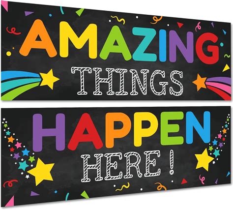2 Pack Motivational Classroom Decorations Class Bahrain Ubuy