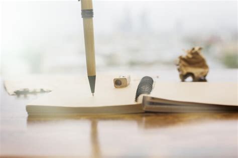 Premium Photo Notepad And Pen