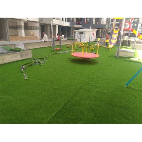 Pe Curly Garden Artificial Grass Packaging Type Roll At Rs 120square