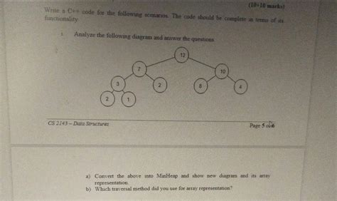 solved 10 10 marks write a c code for the following