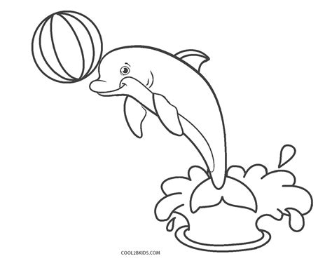 Dibujos De Delfines Para Colorear E Imprimir Super Coloring Pages My