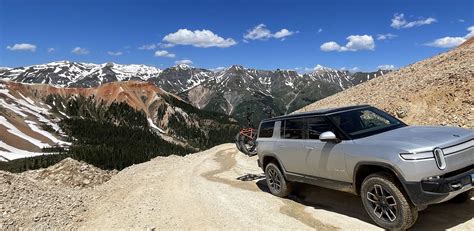 First R1s Ascent Of Engineer Pass Colorado Elevation 12800 Ft