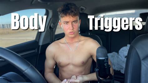 ASMR Fast Aggressive Body Triggers Pt 1 Collarbone Tapping Mouth