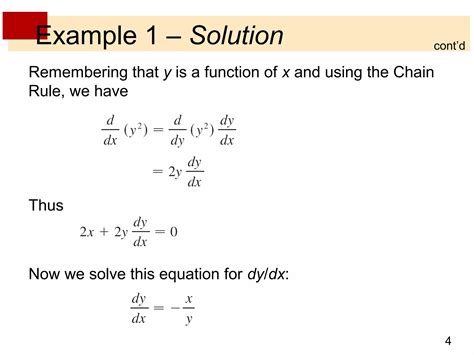 Lecture 11 Implicit Differentiation Section 3 5 Ppt
