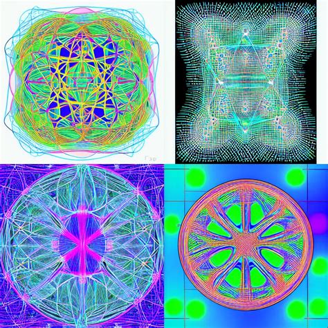 Iridescent Mathematical Drawing Of A Neural Network Stable Diffusion OpenArt
