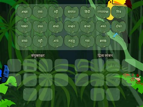 संयुक्ताक्षर तथा द्वित्व व्यंजन Group Sort