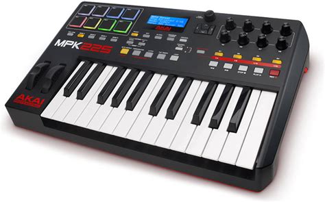 Akai Pro Mpk225 25 Key Keyboard Controller Usb Ios Midi Controller 25 Note Semi Weighted