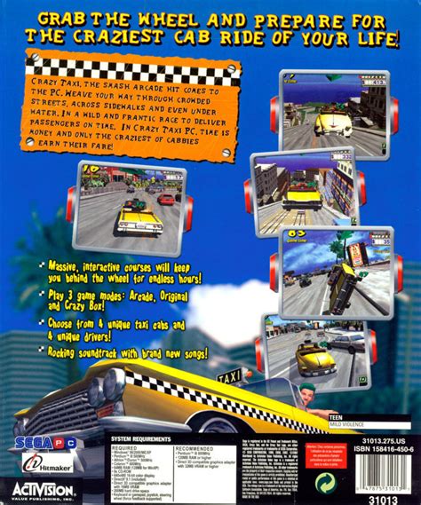 Crazy Taxi Box Shot For Playstation Gamefaqs